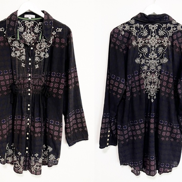 Johnny Was | Tops | Bogo Johnny Was 3j Workshop Embroidered Tie Dye ...
